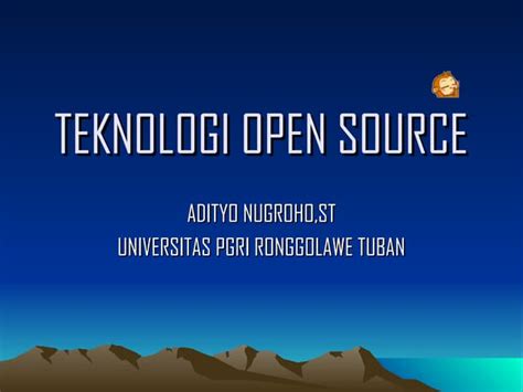 Modul Pembelajaran Teknologi Open Sourceppt