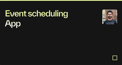 Event Scheduling App Codesandbox