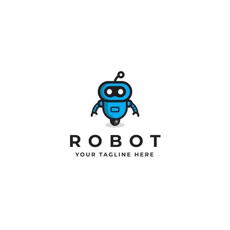 Premium Vector Modern Robot Logo Design