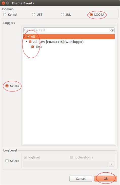 Trace Compass User Guide LTTng Tracer Control