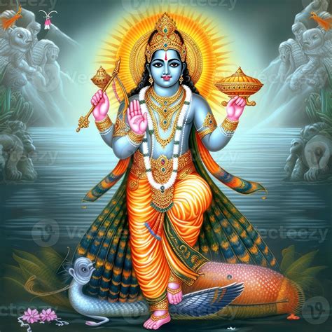 Image Of Hindu God Vishnu 23140935 Stock Photo At Vecteezy