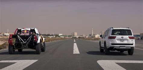 Carwow Drag Races A Toyota Gr Dakar Hilux And A Land Cruiser Gr Sport