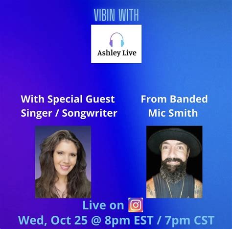 Episode 207 Mic Smith Ashley Live