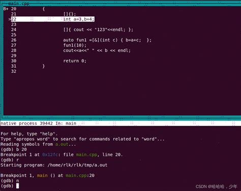 Gdb 调试gdb 跳出循环 Csdn博客