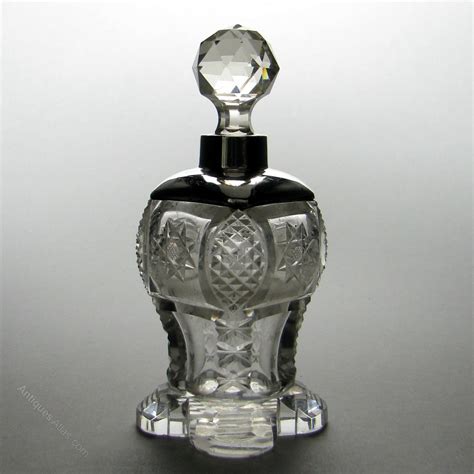 Antiques Atlas Victorian Silver Topped Perfume Bottle C1880