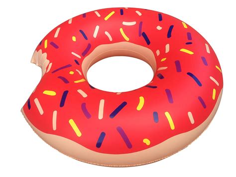 Riffspheres Giant Donut Pool Float Adorable 51 Inch Gigantic Donut