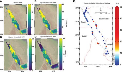 Spatial Distribution Maps Of The Maximum Dhws Based On Classical I E
