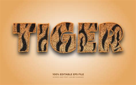 Tiger Text Effect Interface Design Images Free Download On Freepik