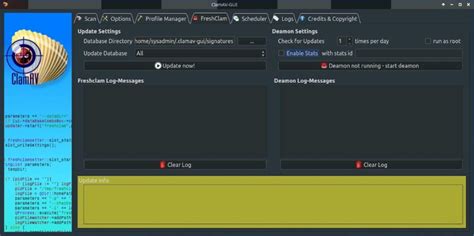 Clamav Gui A Useful Graphical Interface For Clamav Antivirus