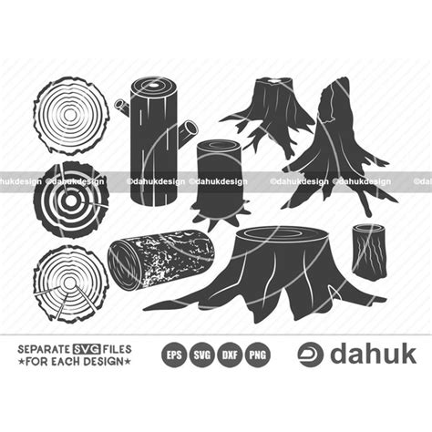 Tree Stump Svg Tree Stump Vector Tree Stump Icon Wood Sli Inspire
