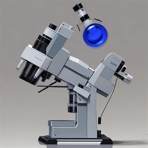 Microscópio Gerado Por Inteligência Artificial Foto Premium