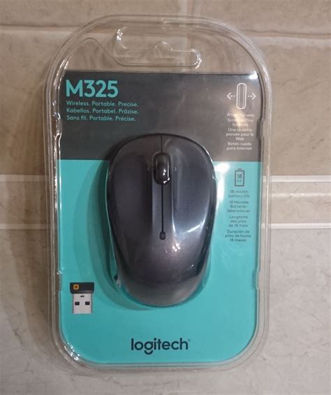 Мышь Logitech M325 Wireless Mouse Dark Silver — купить в интернет ...