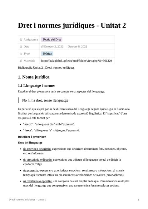 Dret I Normes Jurdiques Unitat 2 Upfmodfolderviewid