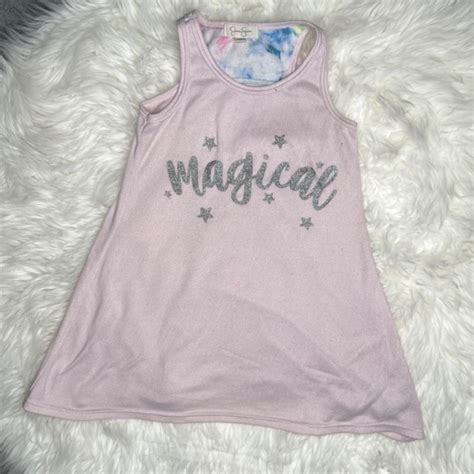 Jessica Simpson Pajamas Jessica Simpson Girls Pink Glitter Pajama