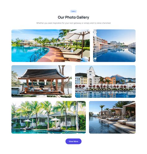 Tailwind CSS Gallery Pagedone