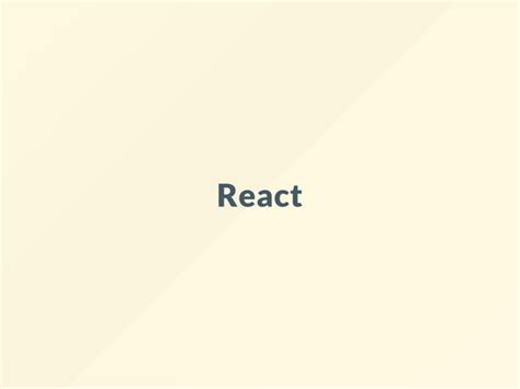 React Ppt