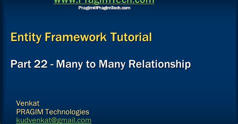 Sql Server Net And C Video Tutorial Part 22 Many To Many