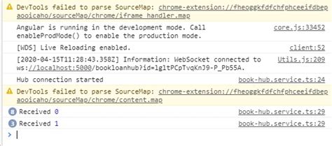 how to create signalr clients within angular applications