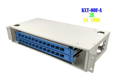 Fttb Rack Fiber Patch Panel Terminal 2u 24 Way Cat6 Patch Panel