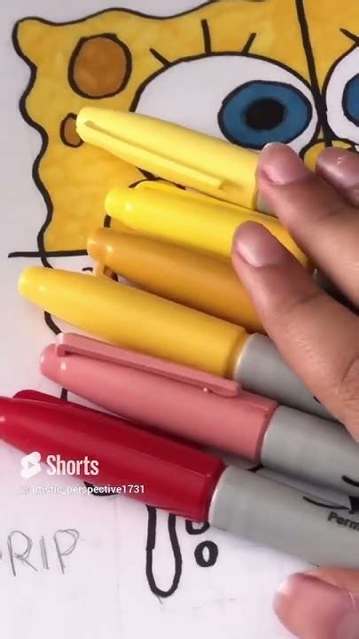 Drawing Spongebob In Drip Part 3 Shorts Ahorts Asmr Viral Art