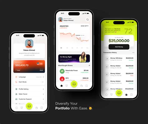 ProTrader Trading Mobile App UI Behance