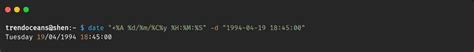 Date Command Usage In Linux TREND OCEANS