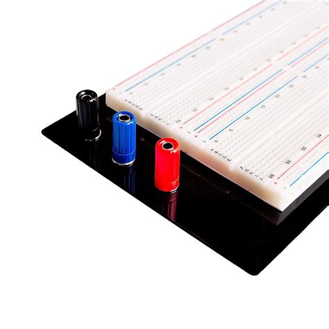 Dafurui 1660 Tie Points Solderless Breadboard Large Breadboard With Aluminum Back Plate For