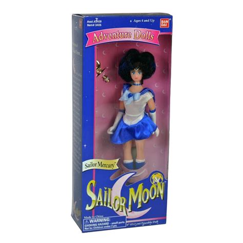 Sailor Moon Vintage Doll Bandai 1995 Adventure Dolls Sailor Mercury