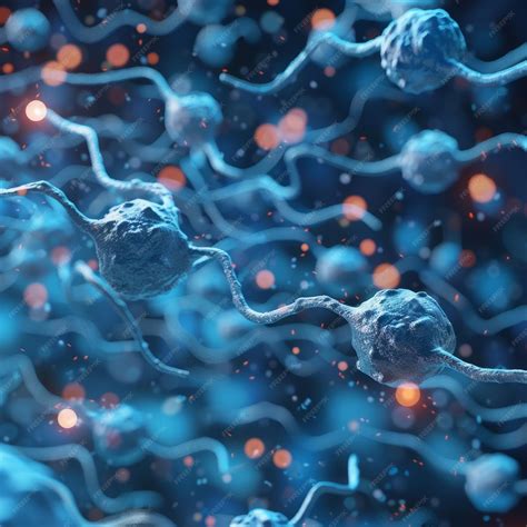 Premium Photo 3d Illustration Of Neurons In The Brain With Glowing Synapses