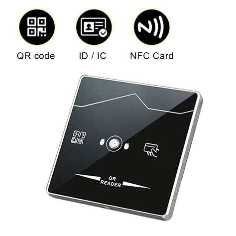 Wiegand Qr Code Scanner Nfc Reader Qr Code Access Control Card Reader