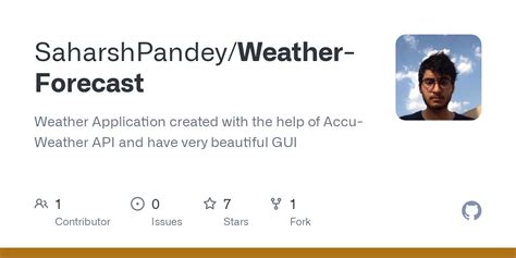 Github Saharshpandeyweather Forecast Weather Application Created With The Help Of Accu