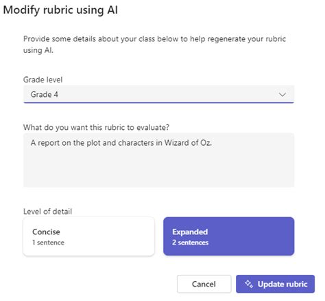 Regenerating Ai Rubrics Microsoft Support