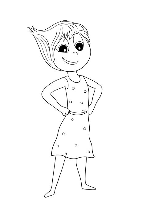 Joy From Inside Out Gratis Untuk Diunduh Atau Dicetak Dan Mudah Diwarnai