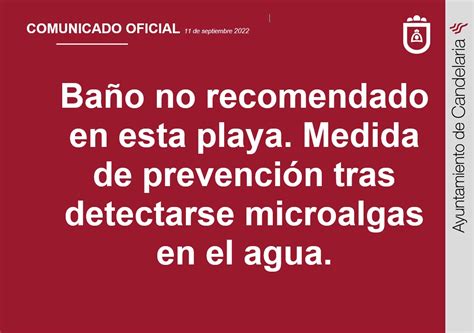 Desaconsejado El Baño En Todas Las Playas De Candelaria Por Presencia