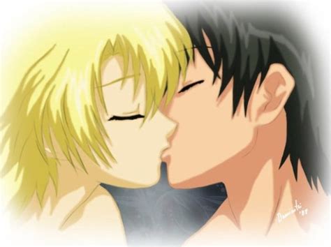 Rule 34 2boys Artist Request Black Hair Blonde Hair Hair Kyo Kara