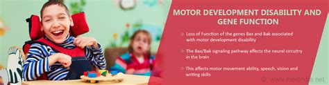 Health Tip On How Motor Development Disability Is Linked To Gene Function