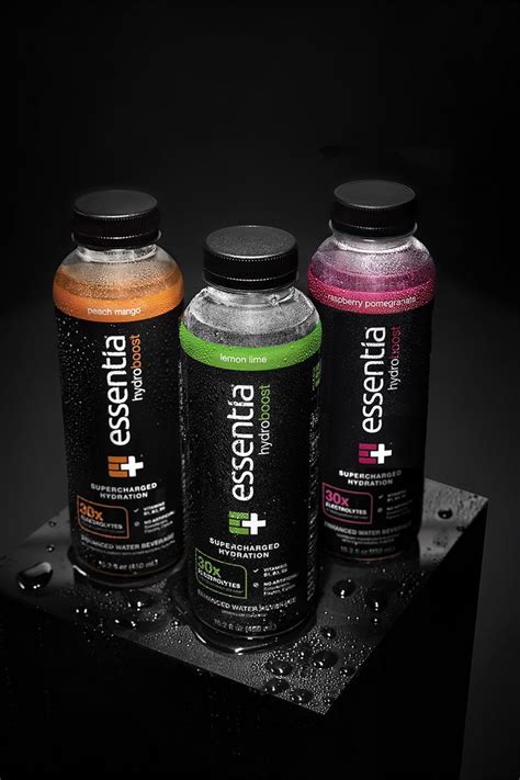 Essentia Hydroboost In 2025 Creative Packaging Design Peach Mango Cafe Logo Design