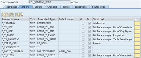 Virtual Infoprovider Based On Remote Enabled Funct Sap Community