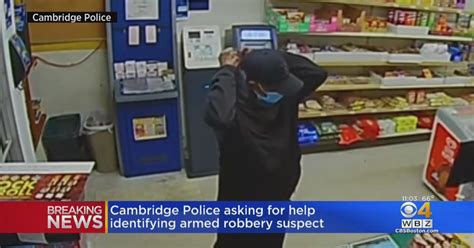 Cambridge Police Asking For Help Identifying Armed Robbery Suspect
