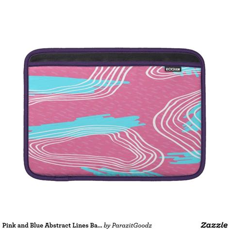 Colorful Abstract Lines Ipad Sleeve