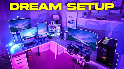 Building My Dream Gaming Setup Room Youtube