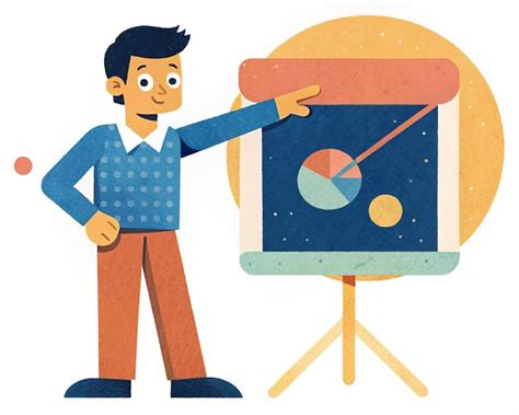 Premium Photo A Man Pointing To The Presentation Pointer