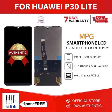 Smartphone LCD For Digital Touch Screen Display Frame Assembly Huawei P Lite INCELL Shopee