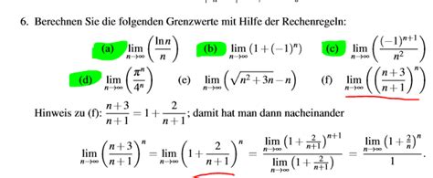 Funktion Grenzwert Finden Schule Mathematik Hochschule