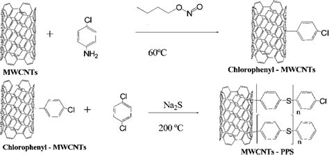 Schematic Representation Of The Mwcnt Functionalization Procedure And Download Scientific