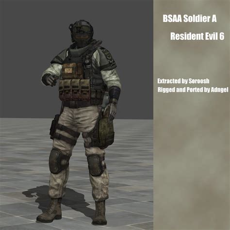 Re6 Bsaa Soldier A By Adngel On Deviantart