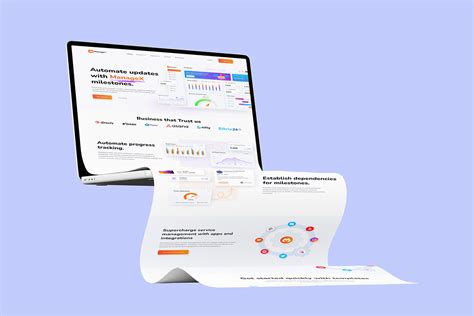 Managex Service Management Landing Page Ui Design Behance