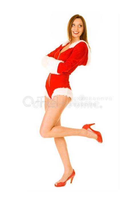 白色高清图片打扮成圣诞老人的女孩打扮成圣诞老人的女孩图片免费下载 5119758811 千图网pro