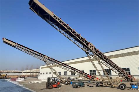 Radial Rotating Belt Conveyor For Material Transport Across