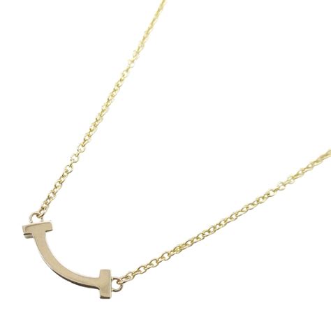 【二手名牌brand Off】tiffany And Co 蒂芬妮 Tiffany T 系列18k玫瑰金 T Smile Mini